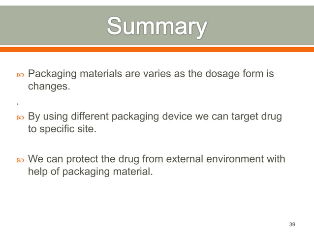 Packaging material for various formulations | PPTX | Skin Care | Beauty