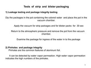 Packaging material for various formulations | PPTX