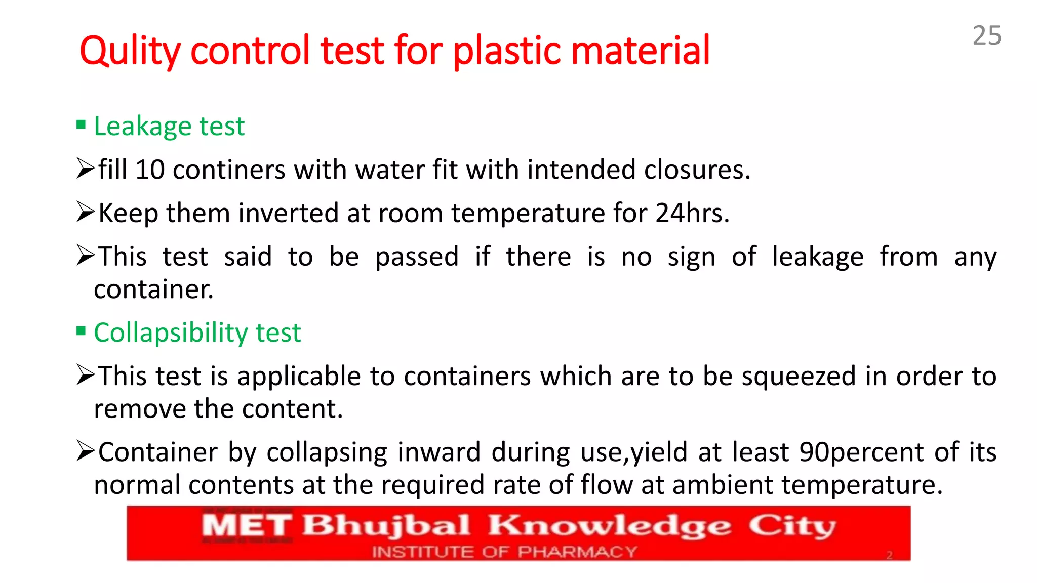 PACKAGING MATERIAL QUALITY CONTROL TEST AND OPERATION.pdf