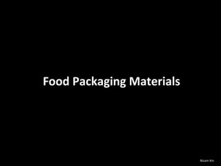 Packaging materials | PPT
