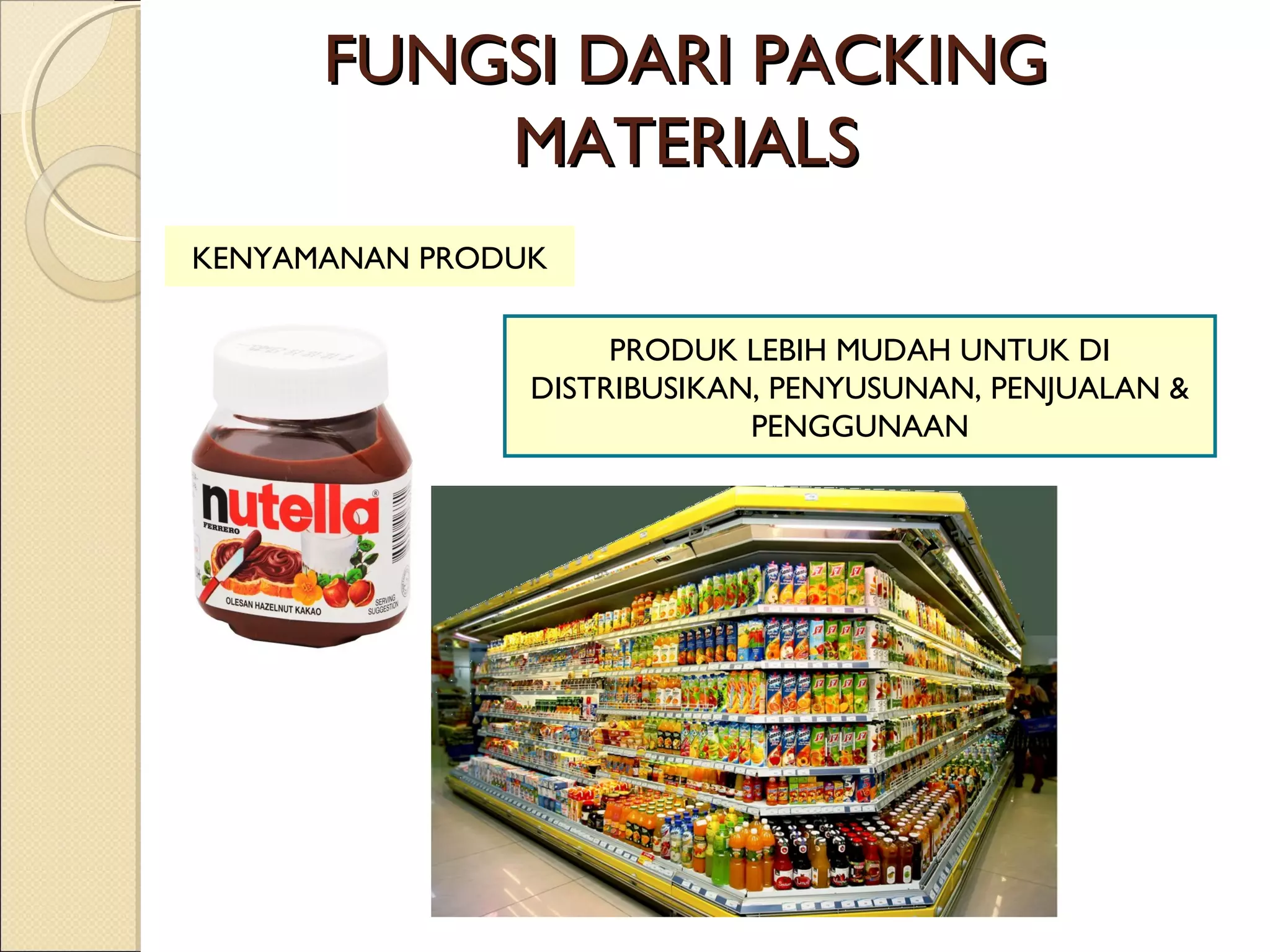 PACKING MATERIAL UNTUK INDUSTRI PANGAN | PPT