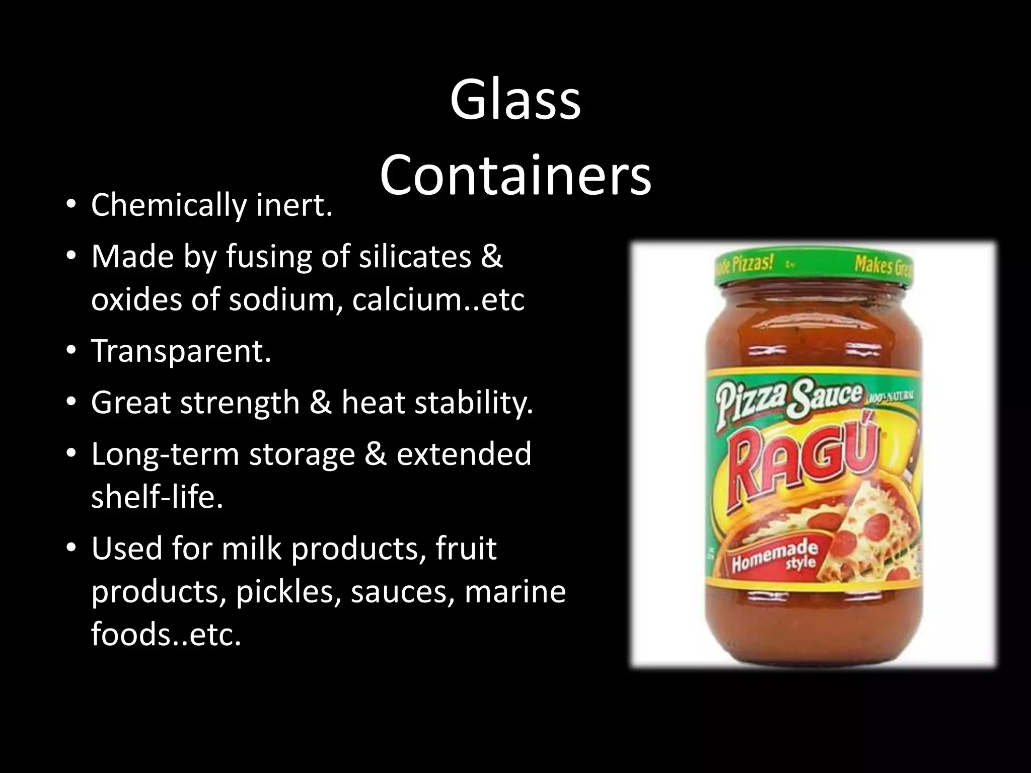 Packaging materials advantages and disadvantages | PPTX