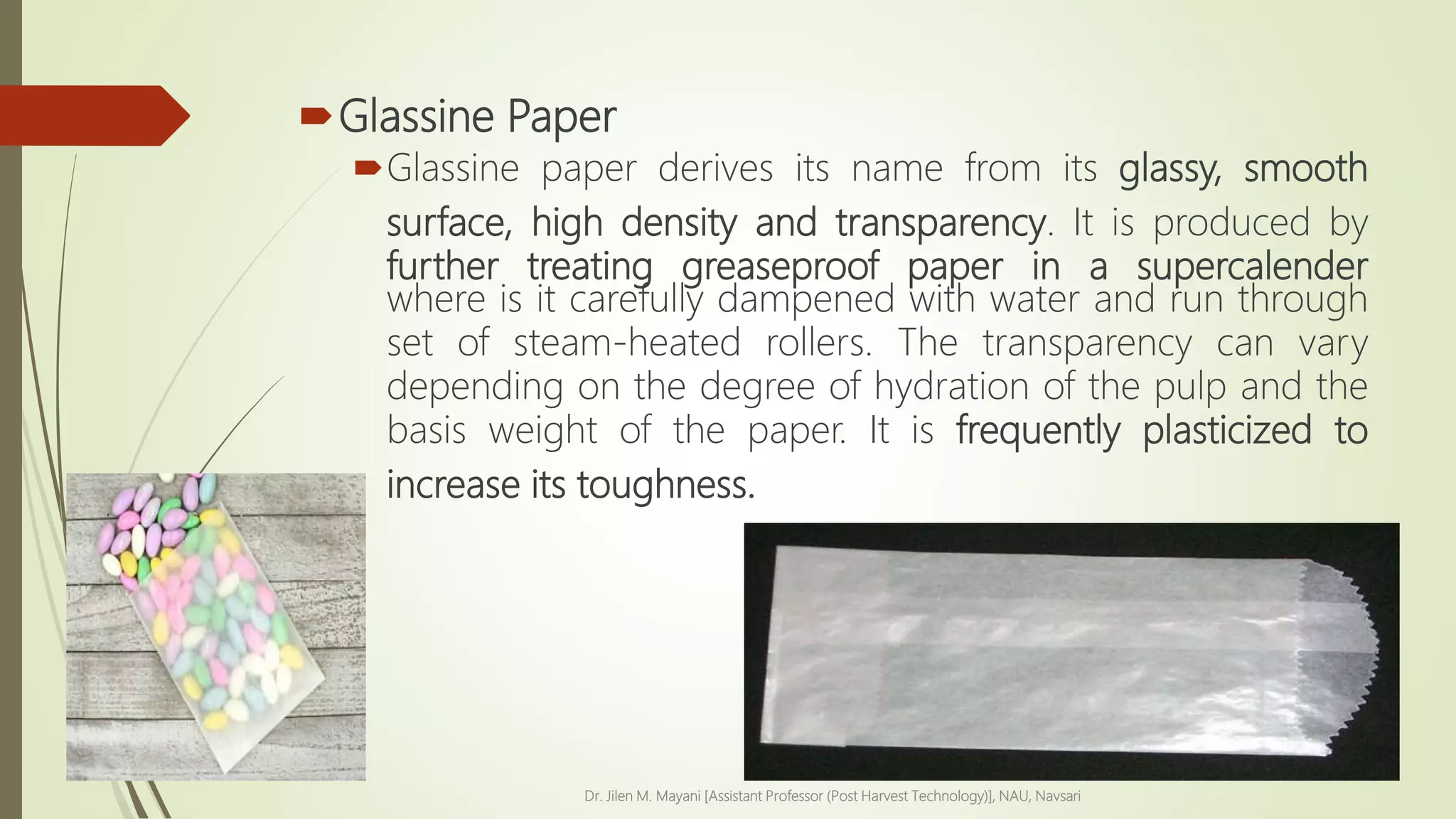 Packaging materials: Paper based packaging for food | PPTX