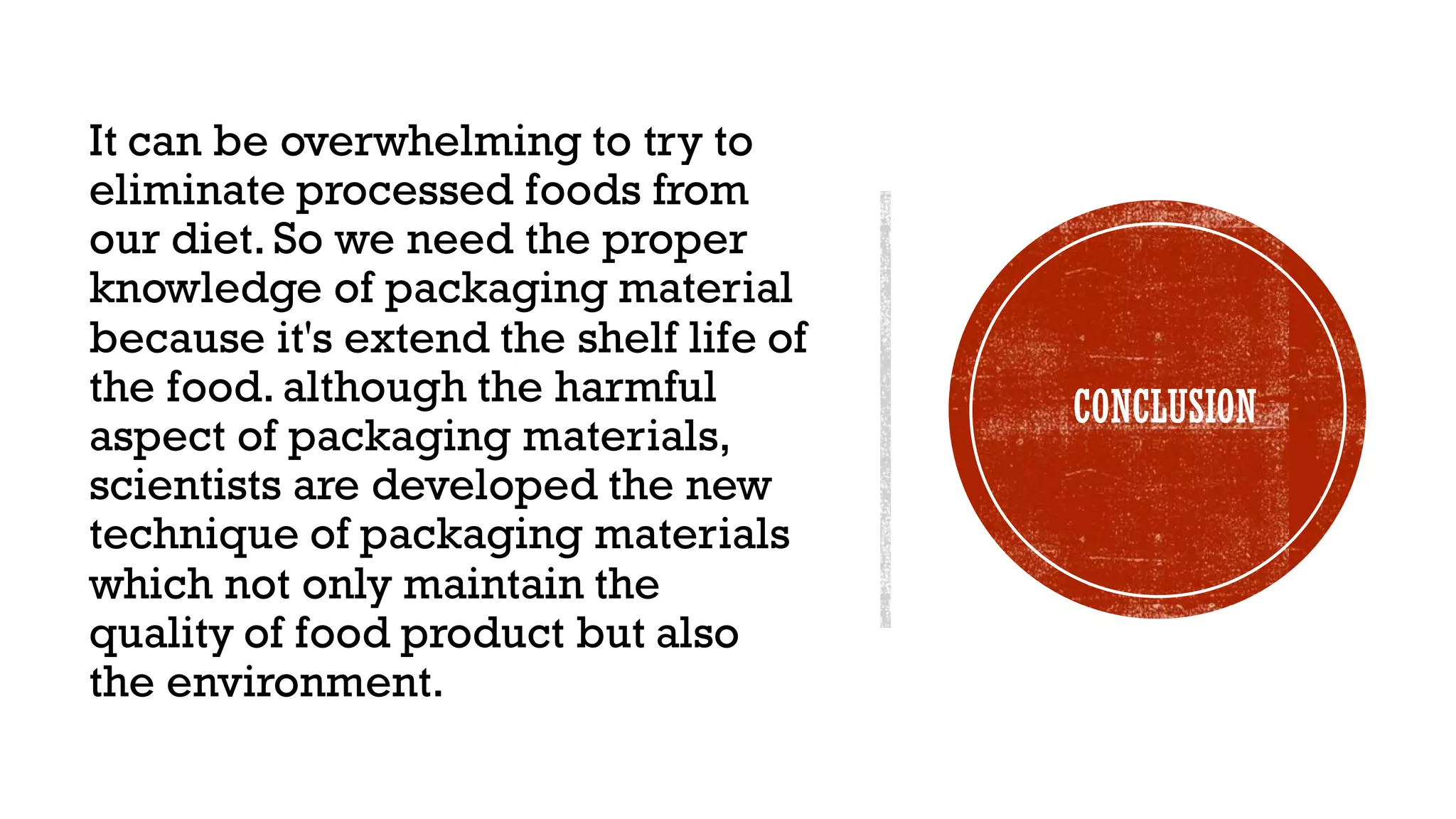 Packaging material for processed food | PDF
