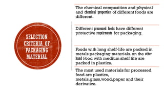 Packaging material for processed food | PDF