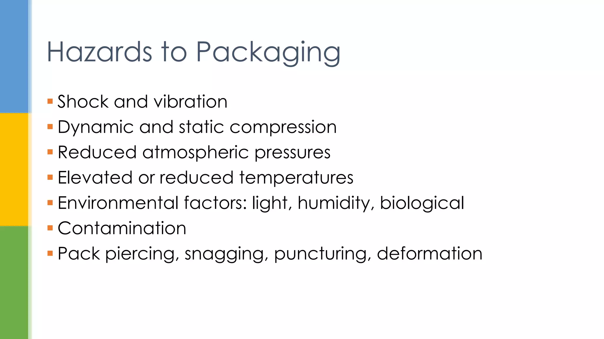 Packaging material testing | PPTX