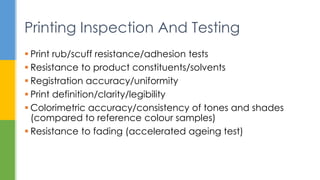 Packaging material testing | PPTX