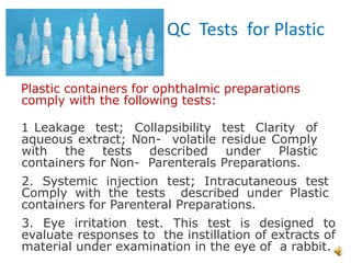 Packaging material testing | PPTX