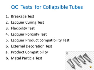 Packaging material testing | PPTX