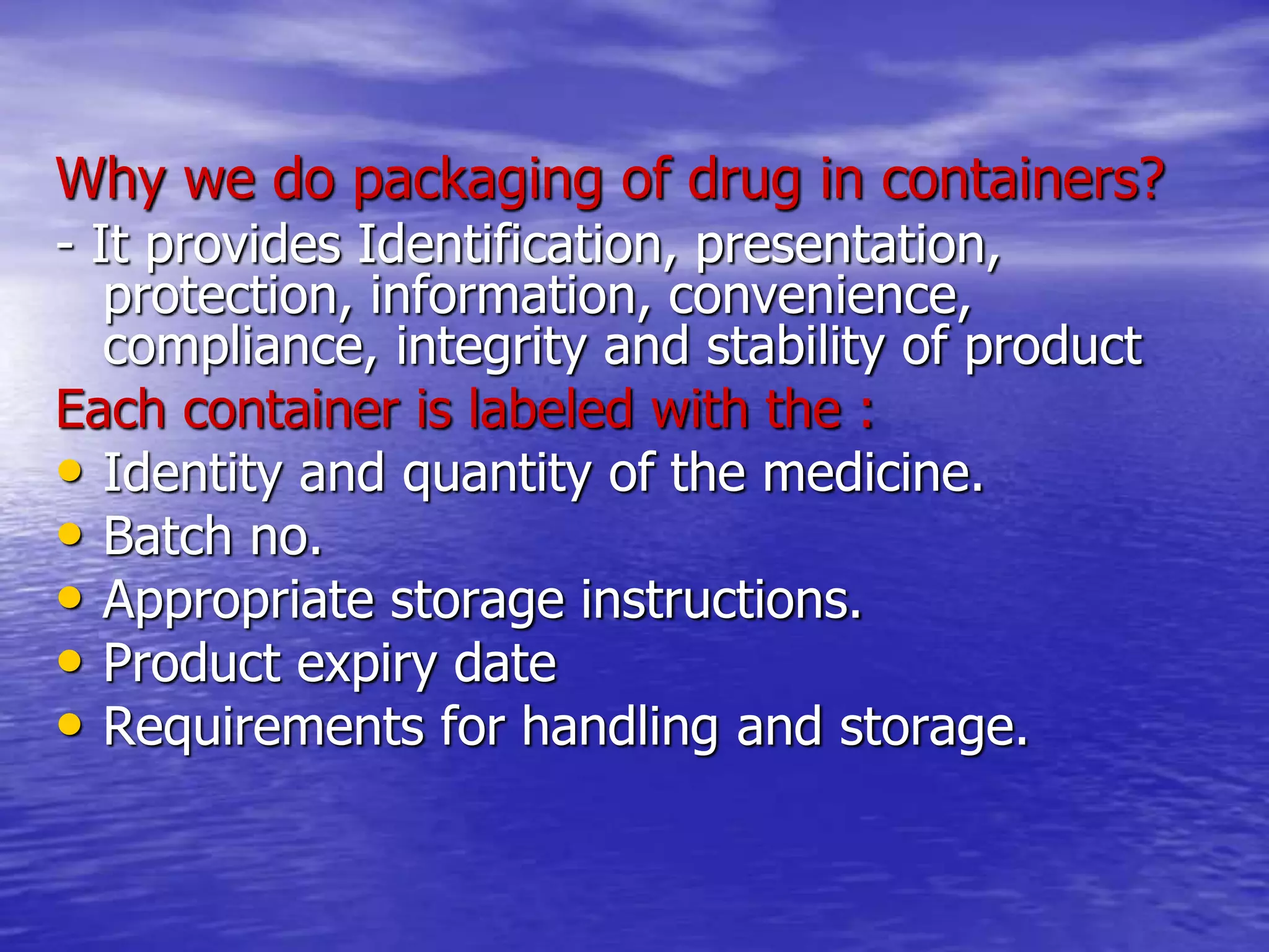 Pharmaceutical Packaging Material-Glass | PPT