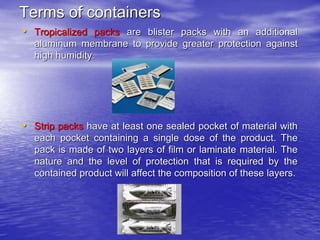 Pharmaceutical Packaging Material-Glass | PPT