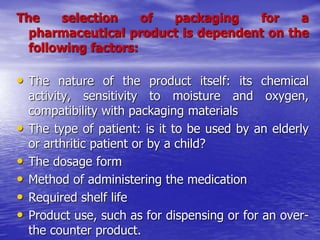 Pharmaceutical Packaging Material-Glass | PPT