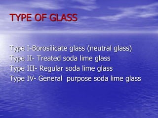 Pharmaceutical Packaging Material-Glass | PPT