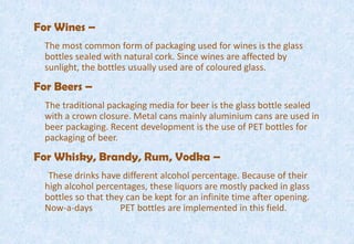 Packaging of Alcoholic Beverages | PDF