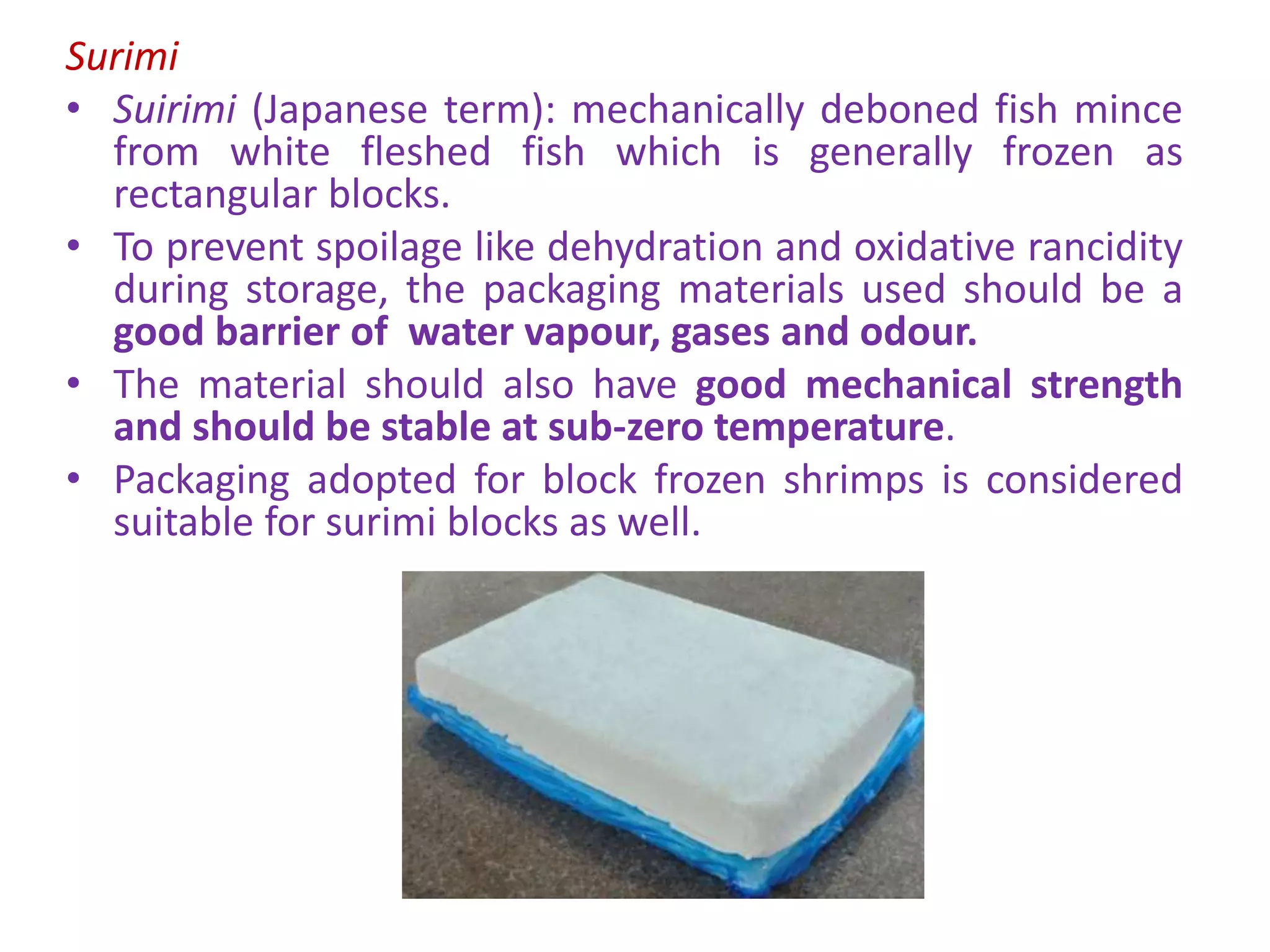 Packaging of fish and fishery products | PPTX