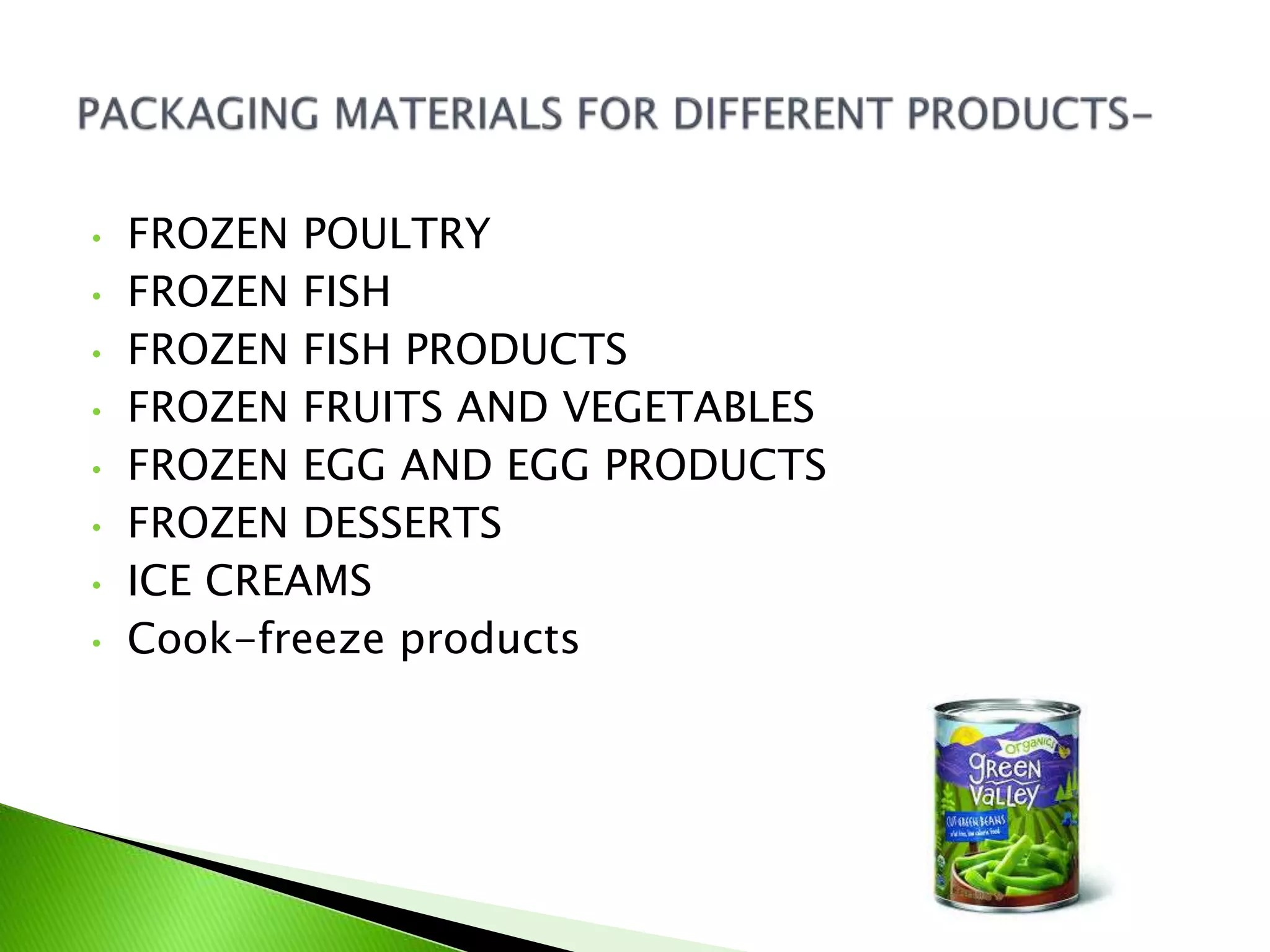Packaging of frozen food product rahul | PPTX