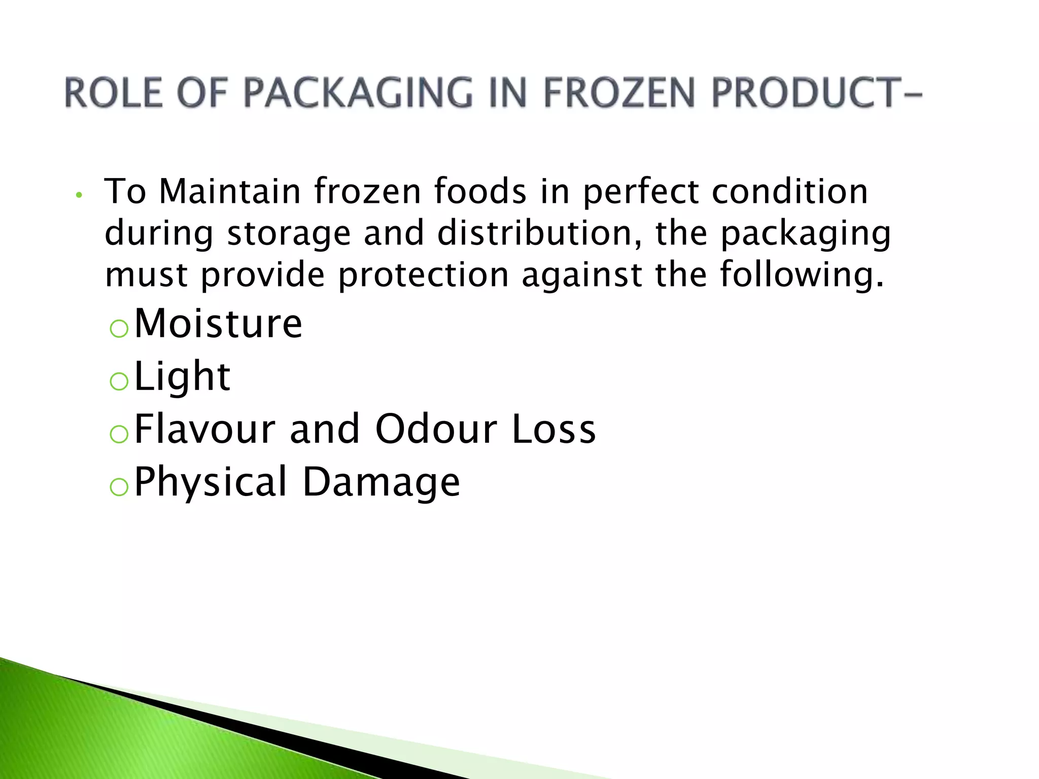 Packaging of frozen food product rahul | PPTX