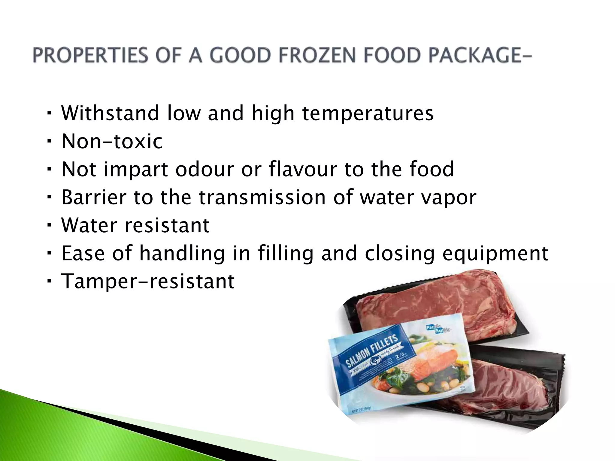 Packaging of frozen food product rahul | PPTX