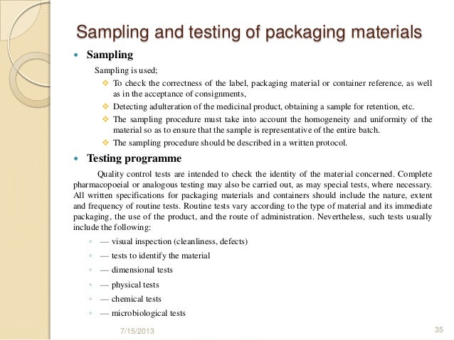 Packaging of pharmaceutical products