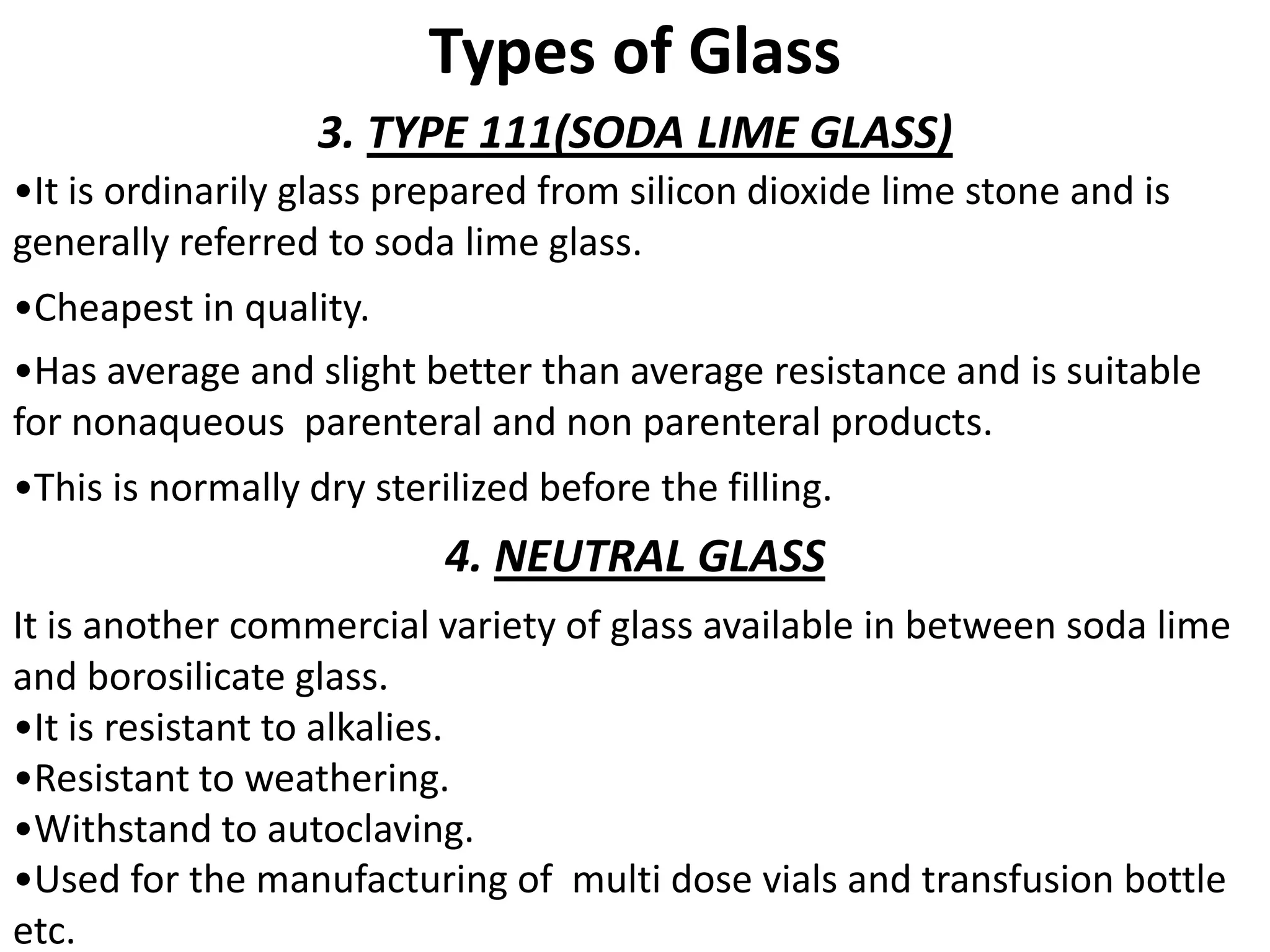 Packaging of pharmaceuticals, glass, plastic, rubber , metal as a ...