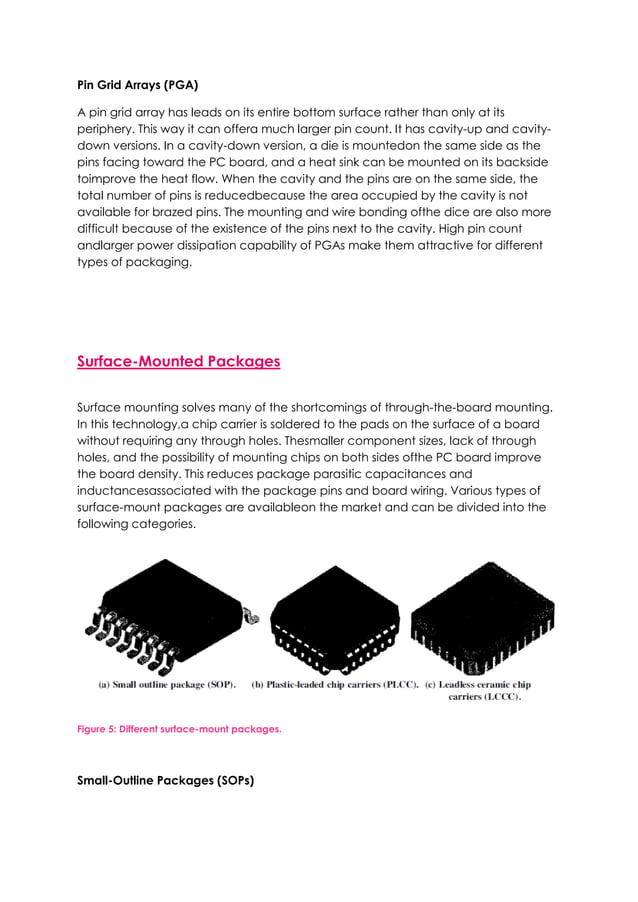 Packaging of vlsi devices | DOCX