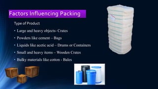 Packaging, Packing, Marking & Labeling | PPTX