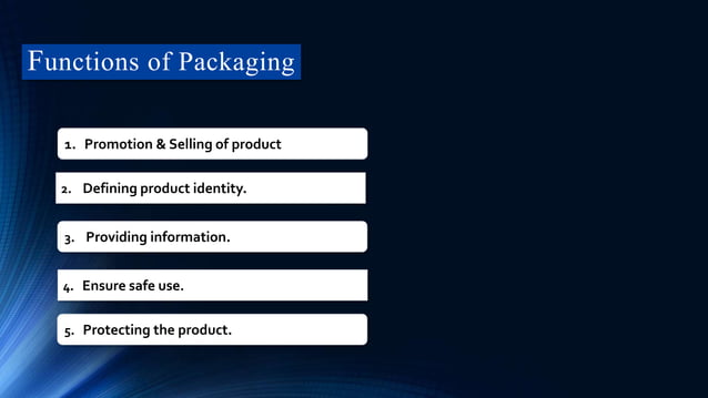 Packaging, Packing, Marking & Labeling | PPTX