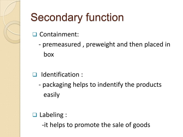 Packaging ppt | PPTX