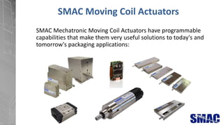 SMAC Moving Coil Actuators Packaging Solutions | PPT
