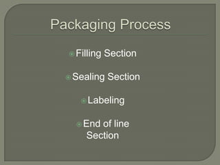 Packaging processes and equipments | PPTX