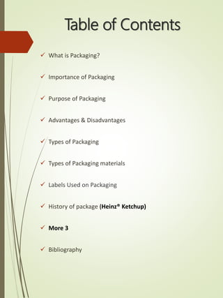 CBSE Business project - Packaging | PPTX
