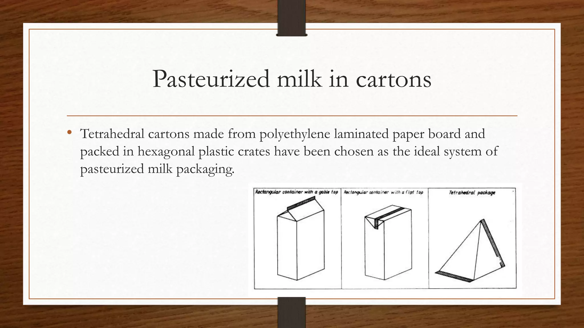 Packaging and Storing of milk | PPTX