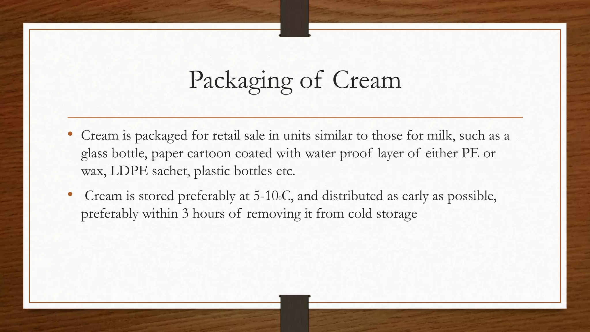 Packaging and Storing of milk | PPTX