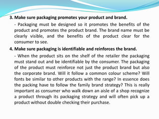 PACKAGING STRATEGIES - TLE (Project Team No. 4) | PPTX