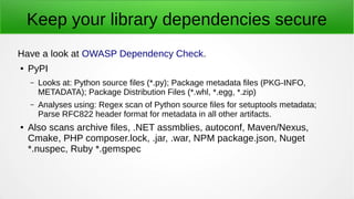 Python-specific packaging | PPT