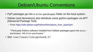 Python-specific packaging | PPT
