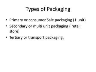 Packaging unit8 | PPT