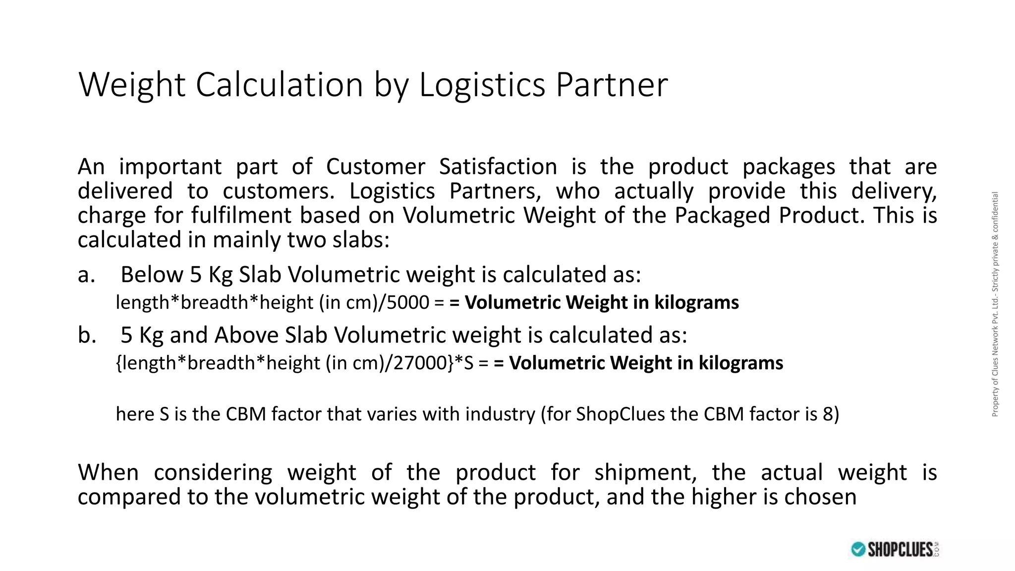 Packaging weight guidelines | PPTX