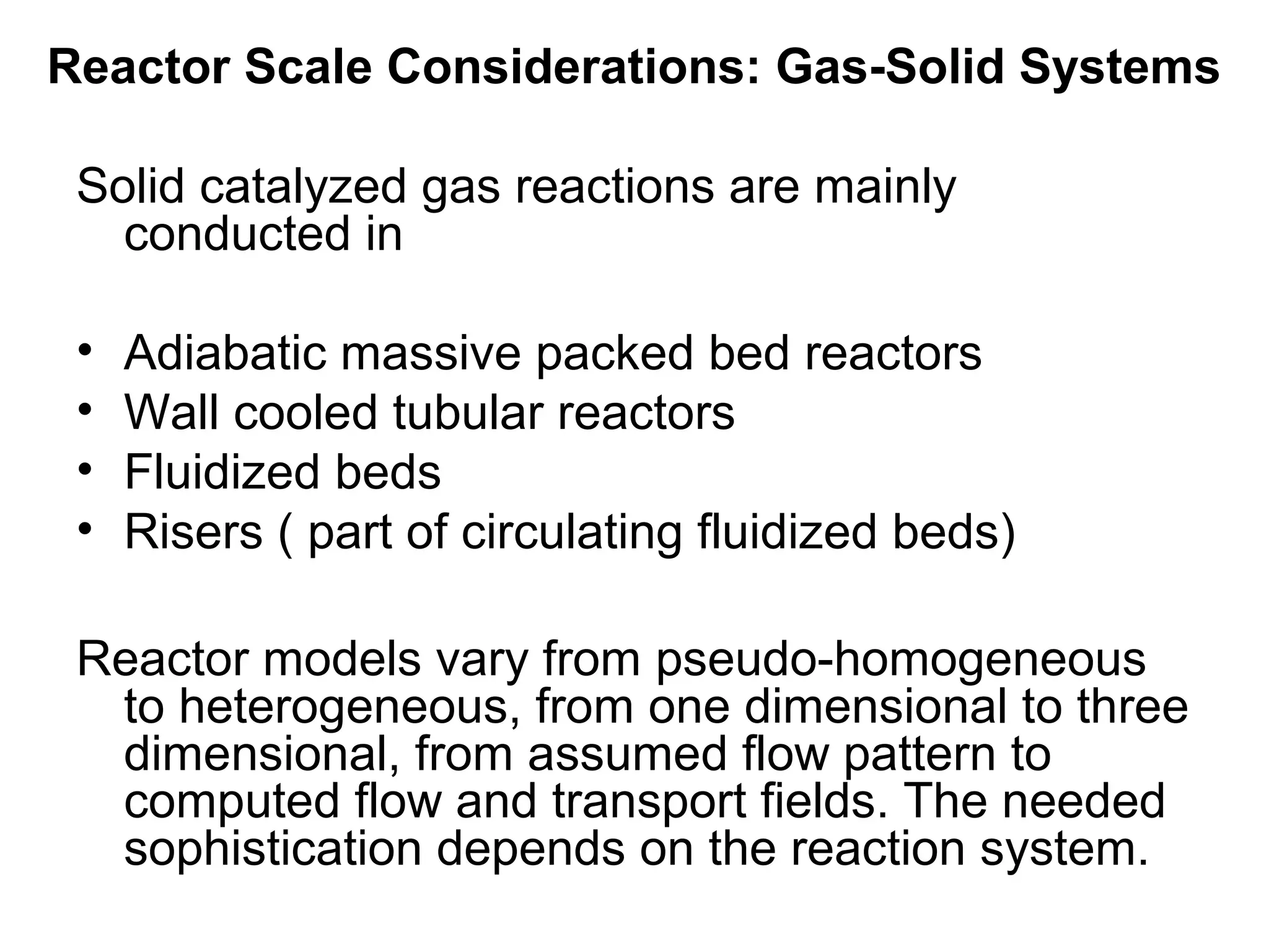 Packed bed reactors | PPT