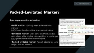 Packed Levitated Marker for Entity and Relation Extraction | PDF