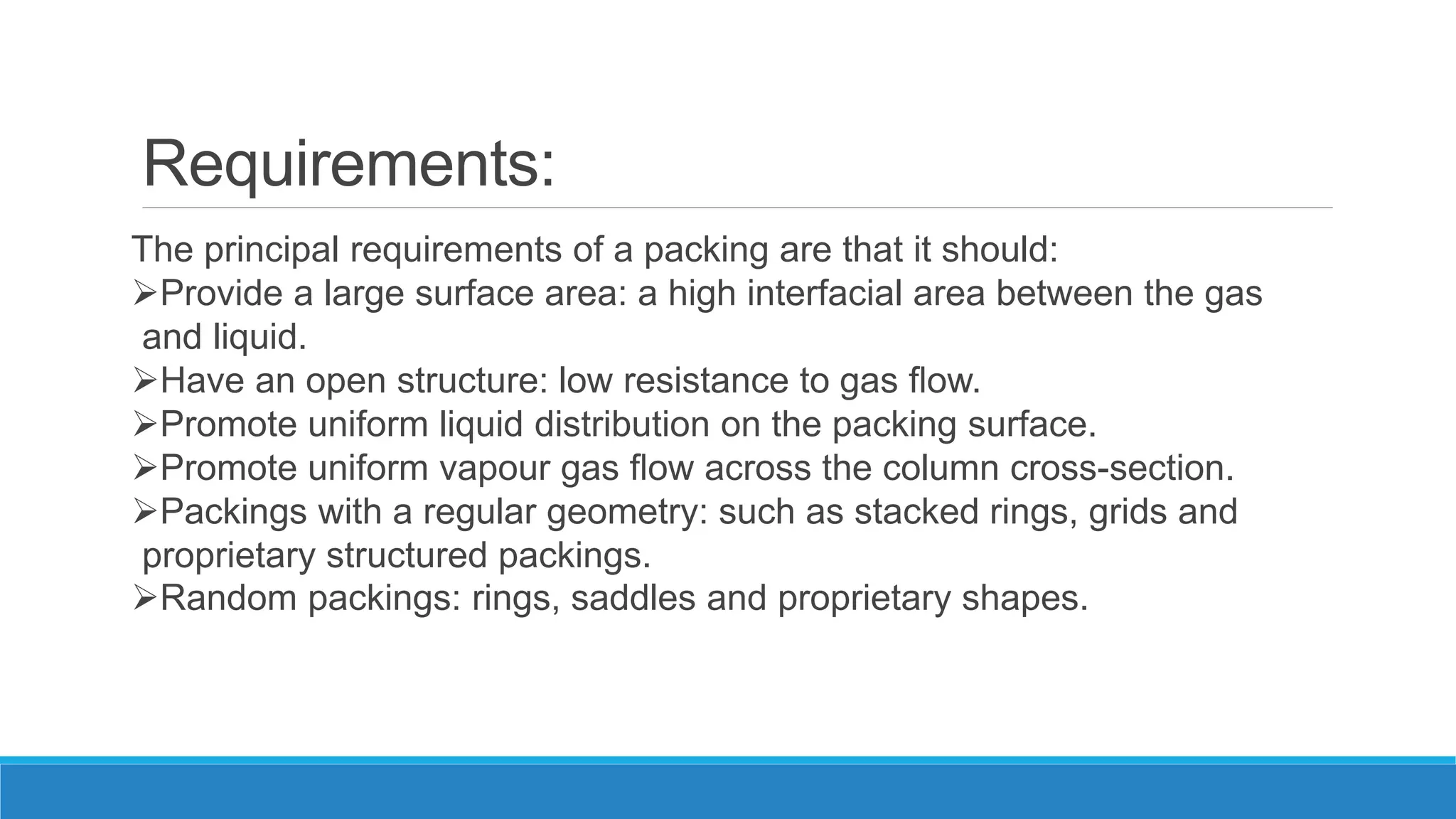 Packed towers | PPTX