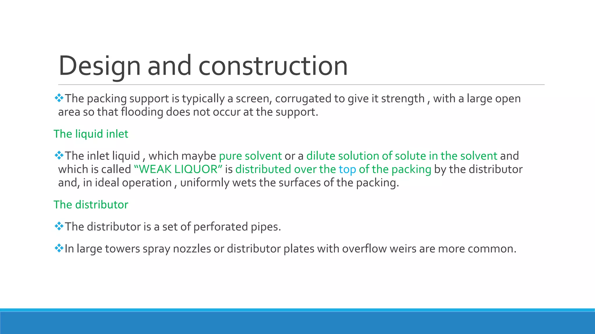 Packed towers | PPTX