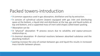 Packed towers | PPTX