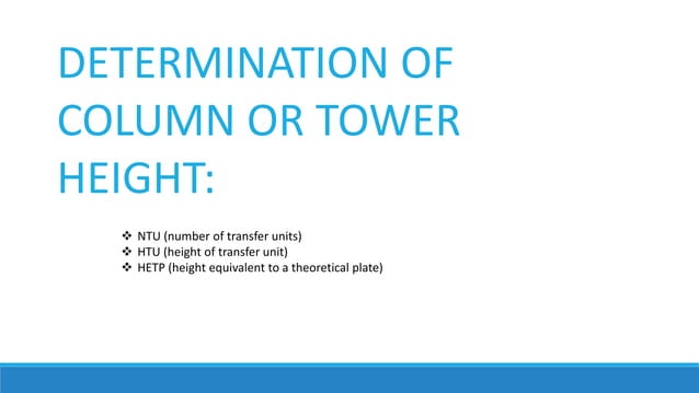 Packed towers | PPTX
