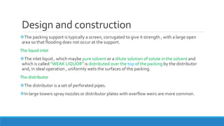 Packed towers | PPTX