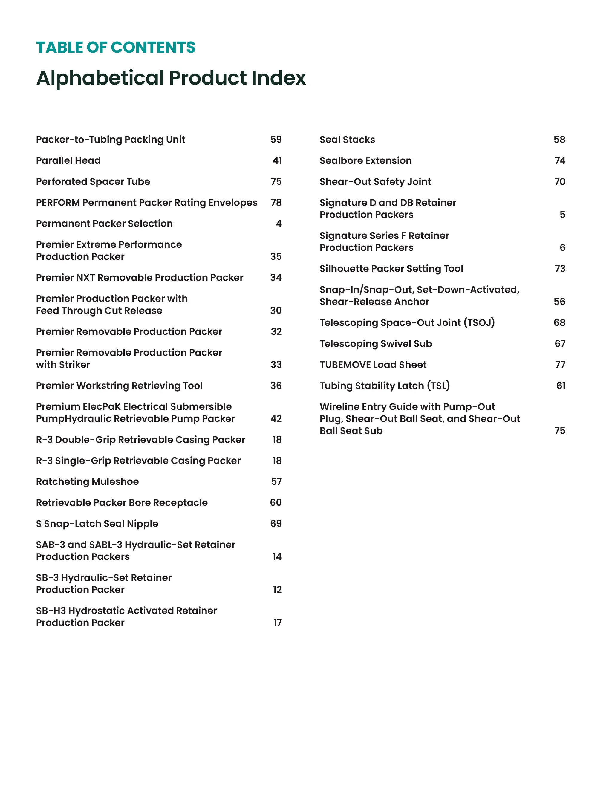 Packer-systems-cat Baker para completacion | PDF