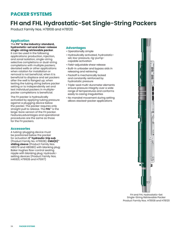 Packer-systems-cat Baker para completacion | PDF