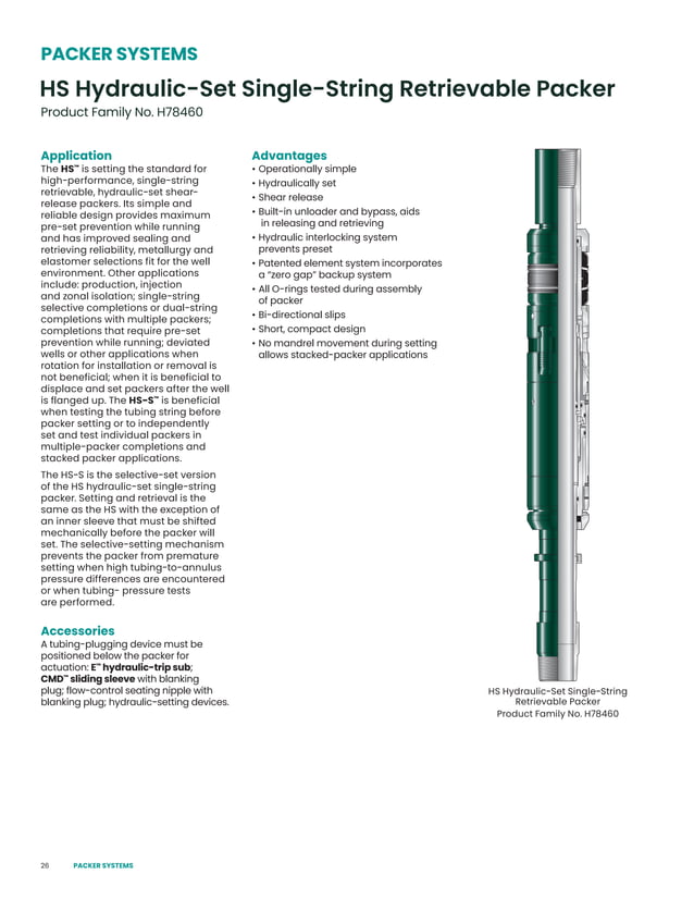 Packer-systems-cat Baker para completacion | PDF