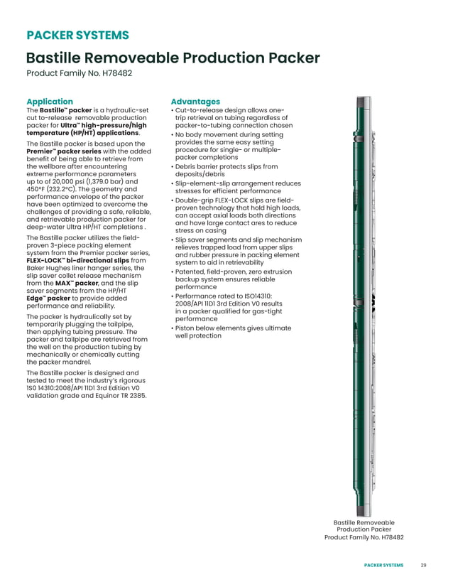 Packer-systems-cat Baker para completacion | PDF