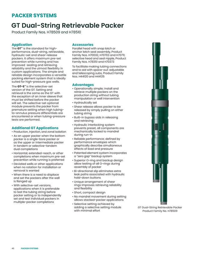 Packer-systems-cat Baker para completacion | PDF